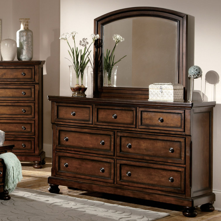 Rosamaria 6 Drawer Dresser with Mirror